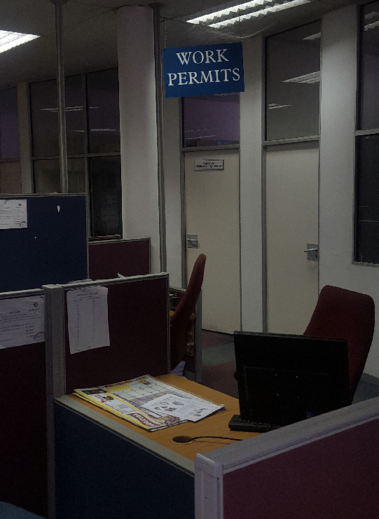 Work permits section